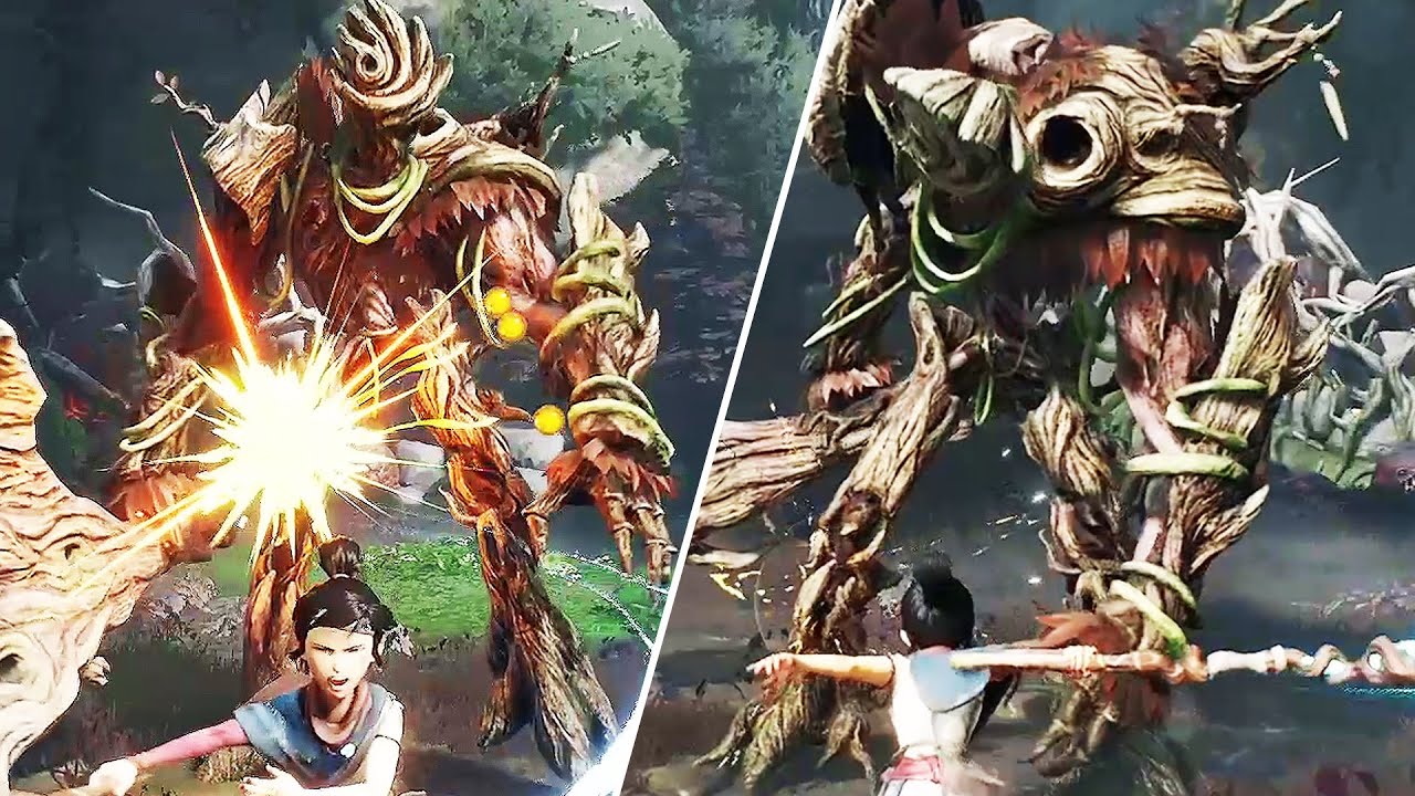 Kena Wood Knight Boss Fight | Kena Bridge of Spirits - YouTube