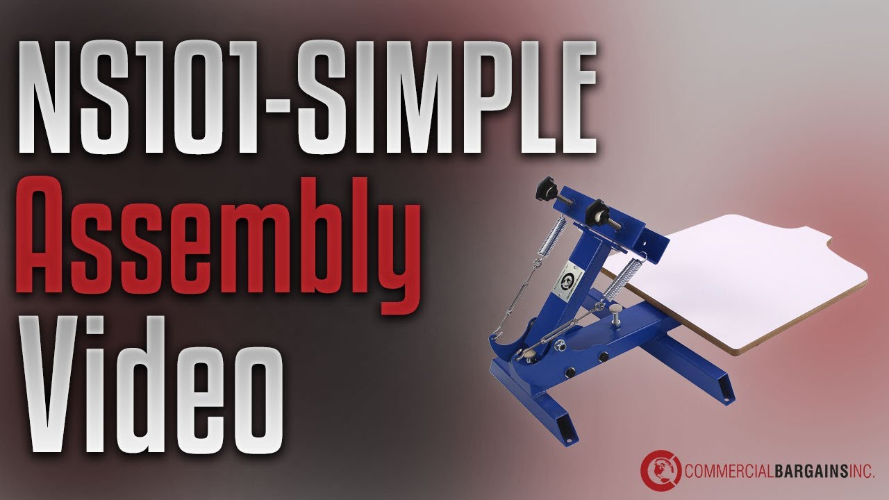 Simple Screen Printing Machine