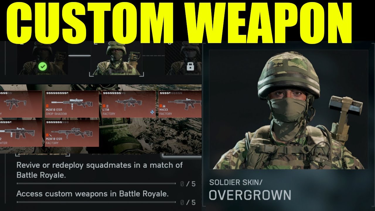 Bf6 red sec - how to access custom weapons in battle Royale (bring ...