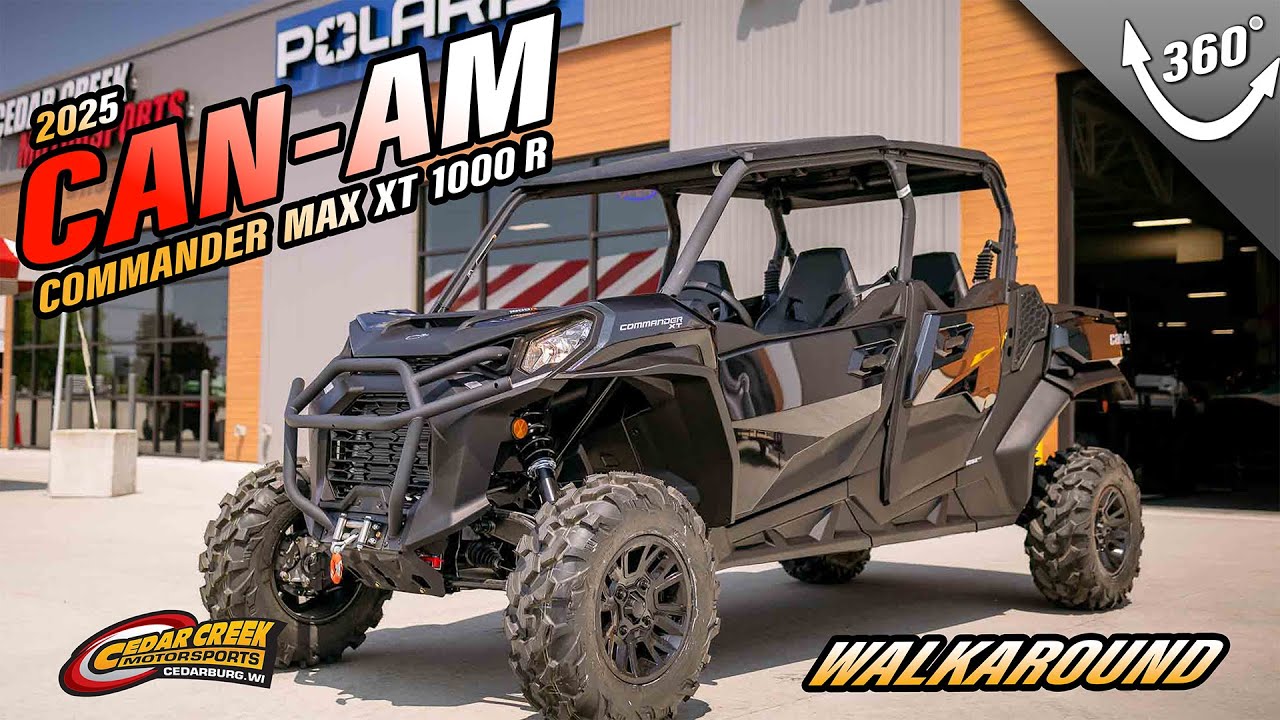 Walkaround | 2025 Can-Am® Commander MAX XT 1000R - YouTube