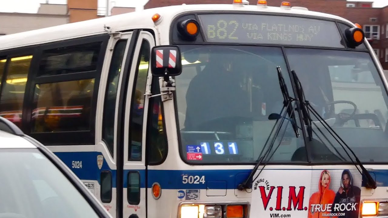 MTA New York City Bus 1999 NovaBus RTS #5024 on the B82 @Kings Highway ...