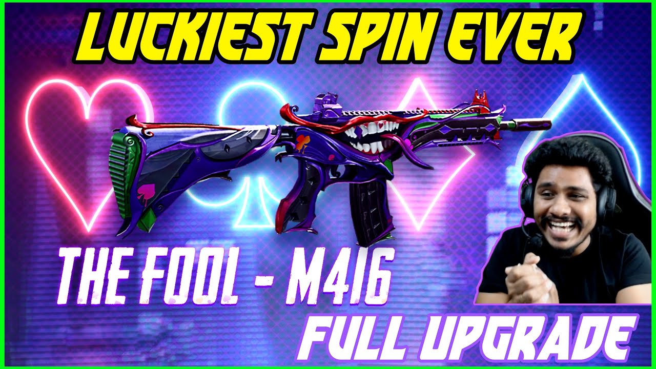40000 UC M416 Fool Skin Full Upgrade | Got Unlimited Materials 😍 ...