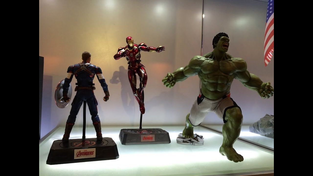 Captain America, MK45 and Hulk prototypes from AOU by King Arts - YouTube