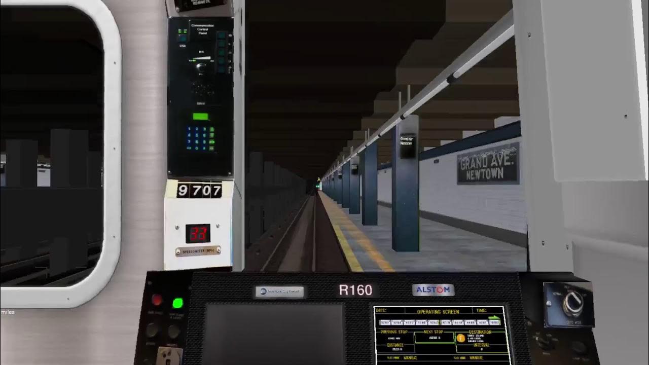 OpenBve RP: R46 V Train to 71st Av - YouTube