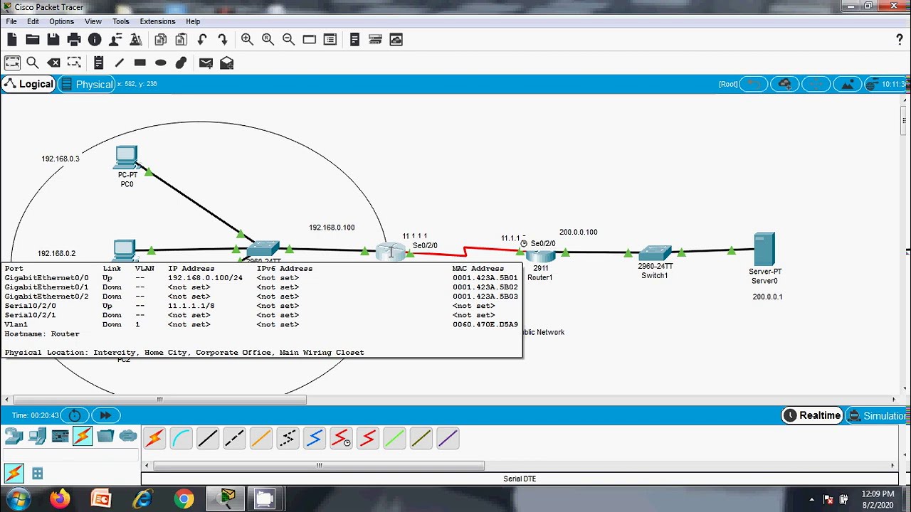 Cisco Packet Tracer: Static Network Address Translation - YouTube