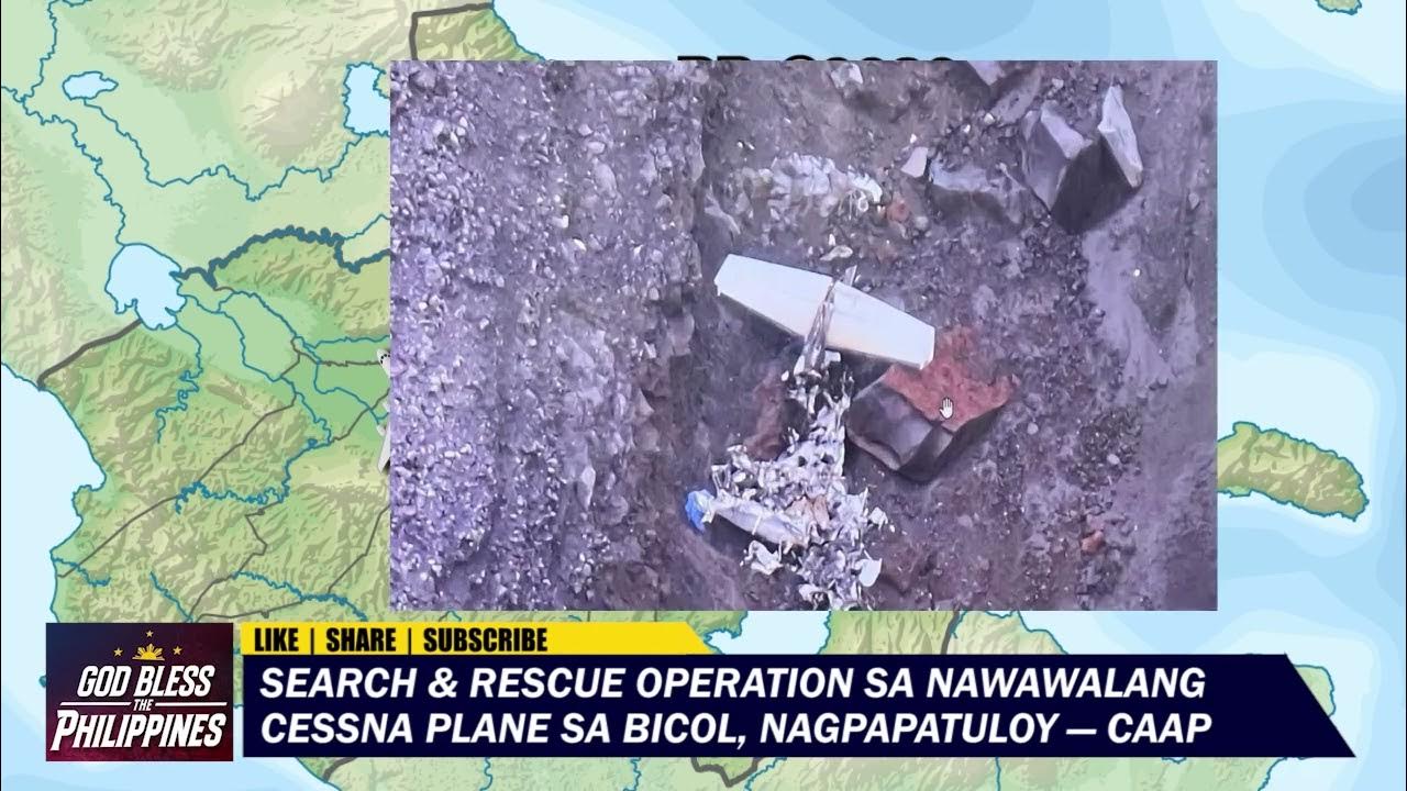 Search & rescue operation sa nawawalang Cessna plane sa Bicol, nagpapatuloy —CAAP - YouTube