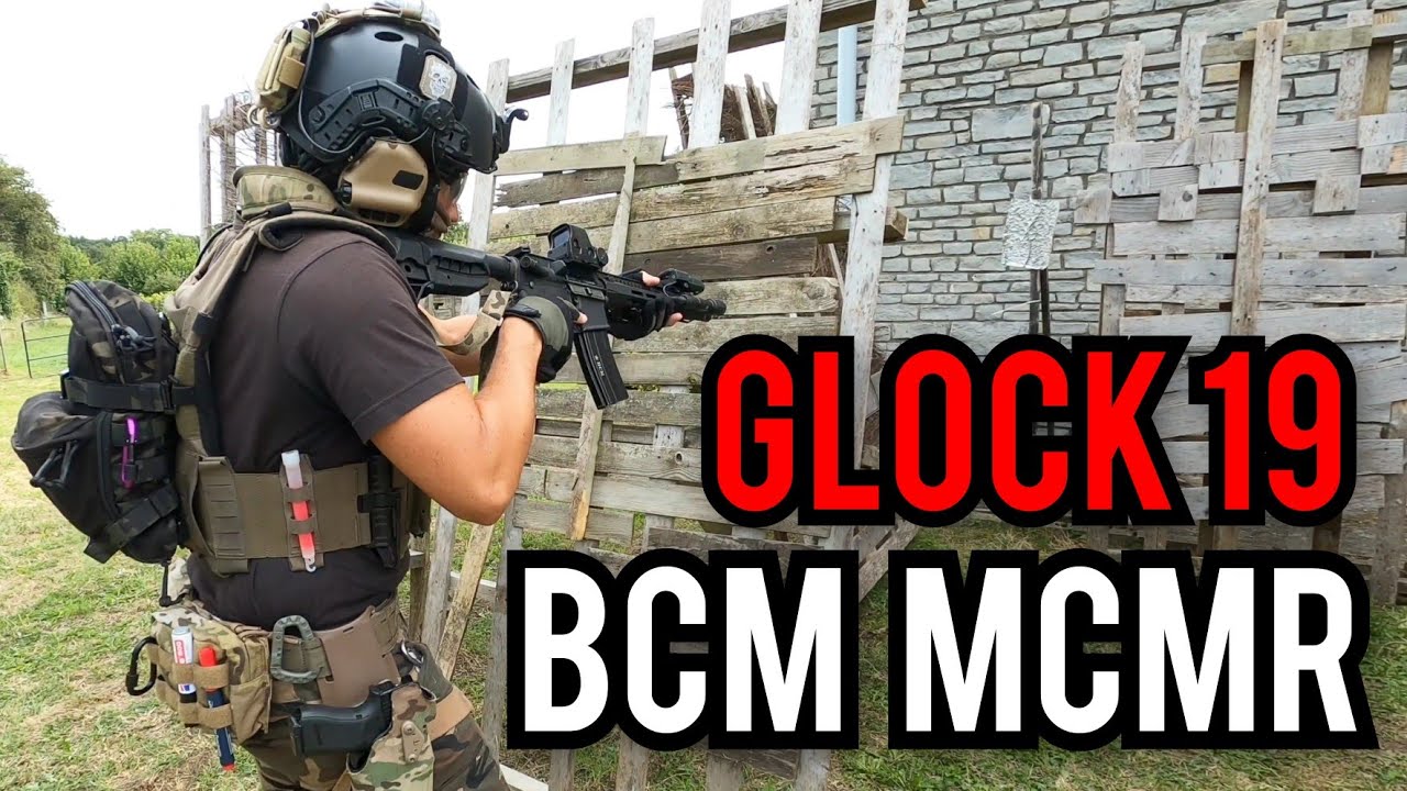 ️ umarex GLOCK 19 gen 4 and vfc BCM MCMR gbb, airsoft gun - YouTube