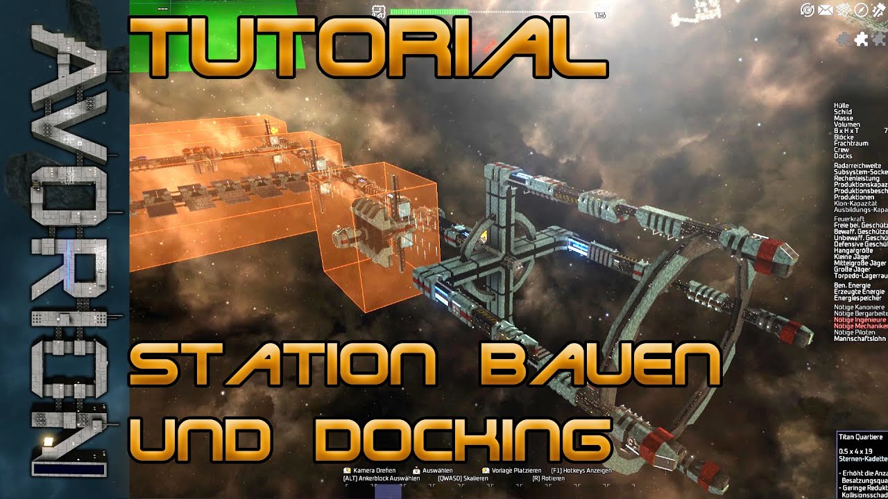 Kurz Tutorial: Station bauen und Stationen docken - YouTube