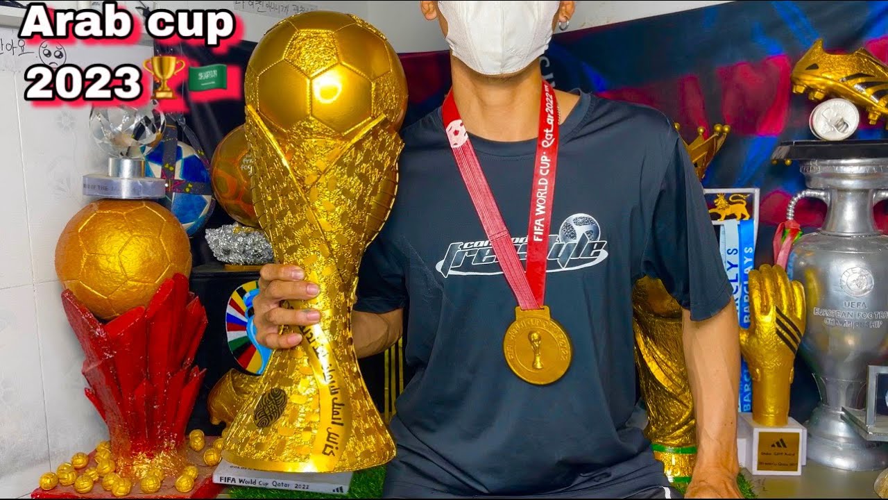 Arab champions cup & Mr San RB Freestyle football in front of the ...
