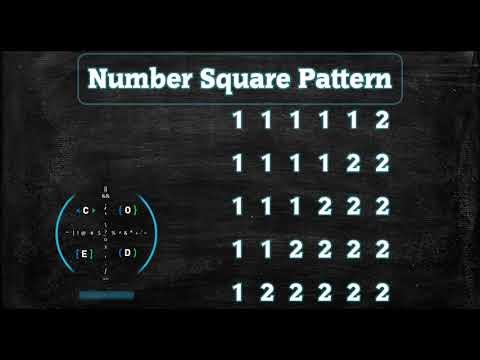 120 Number Square Pattern without any pre-defined method using while loop in Python - YouTube