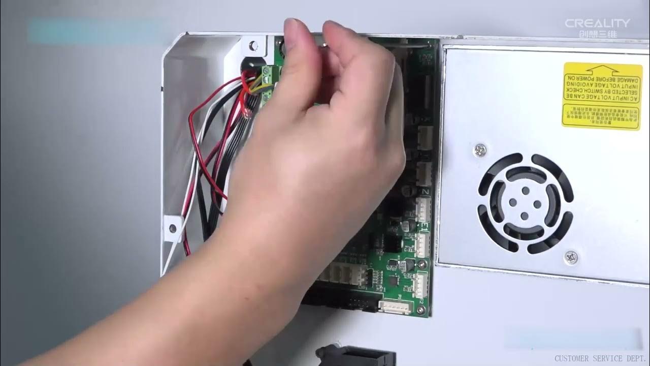 Service tutorial CR - 5 Pro H the mainboard replacement - YouTube