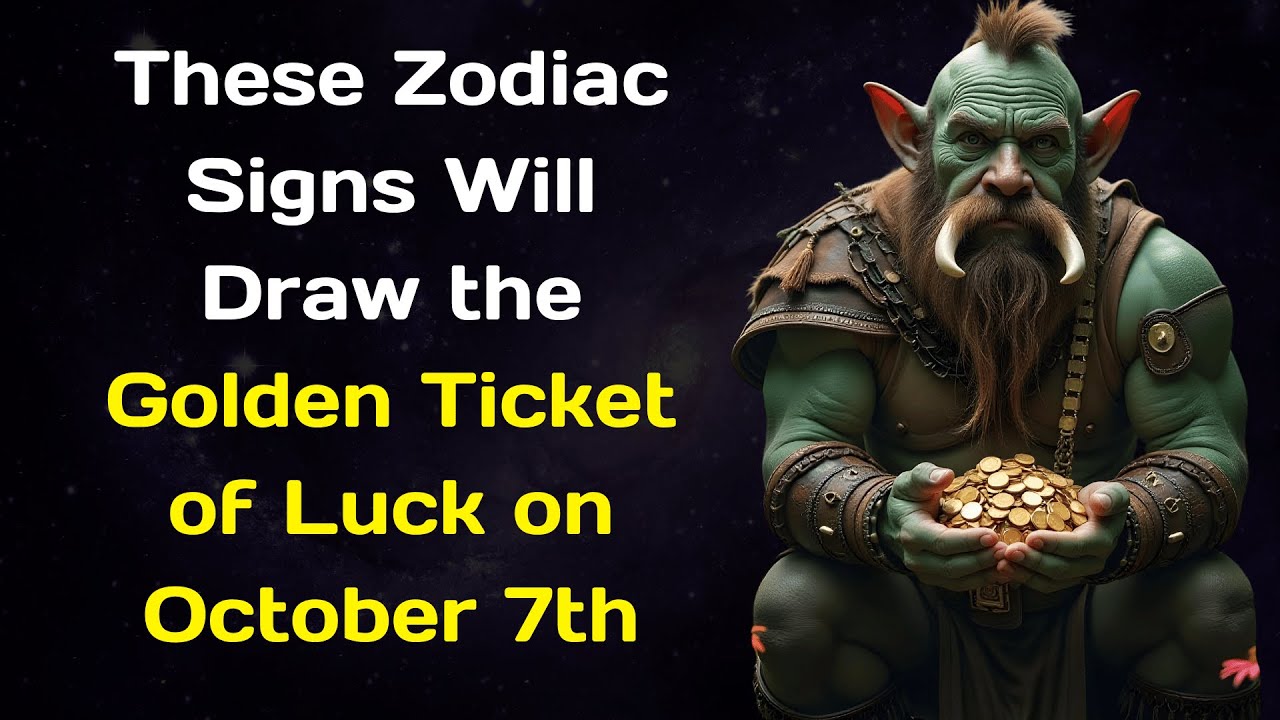 These Zodiac Signs Will Draw the Golden Ticket of Luck on October 7th ...