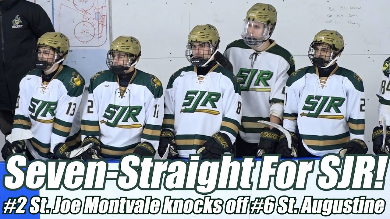 St. Joe (Mont.) 3 St. Augustine 2 | HS Hockey | Papaccioli GW Goal ...