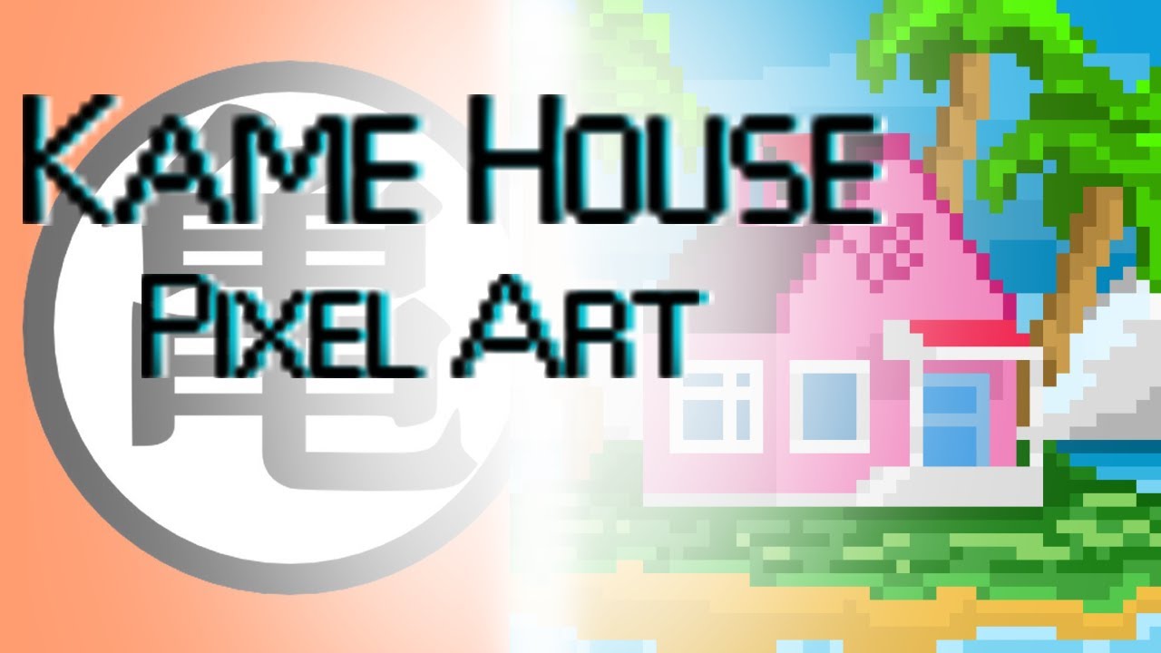 Kame House Pixel Art - YouTube