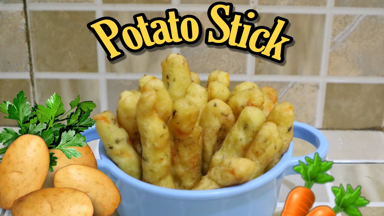 Resep Potato Stick, Snack untuk si kecil - YouTube
