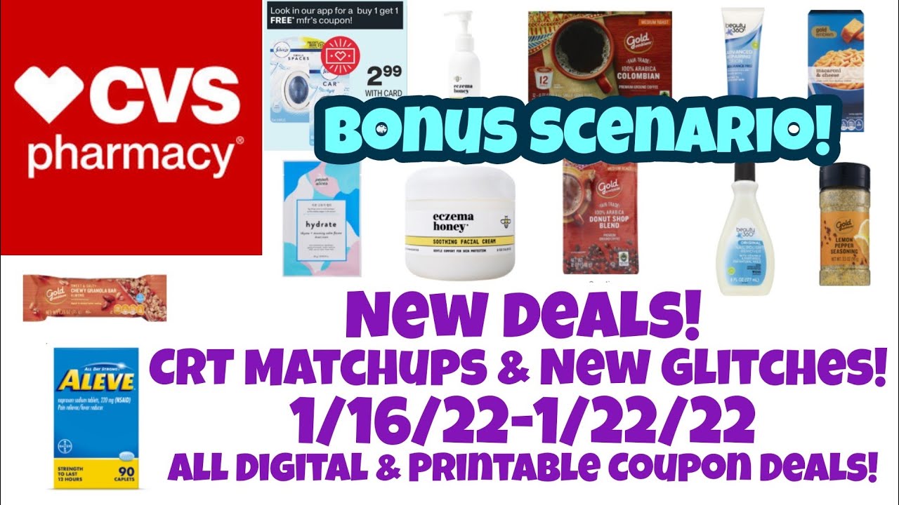 CVS New Deals 1/16/22-1/22/22! All Digital & Printable Coupon Deals! - YouTube
