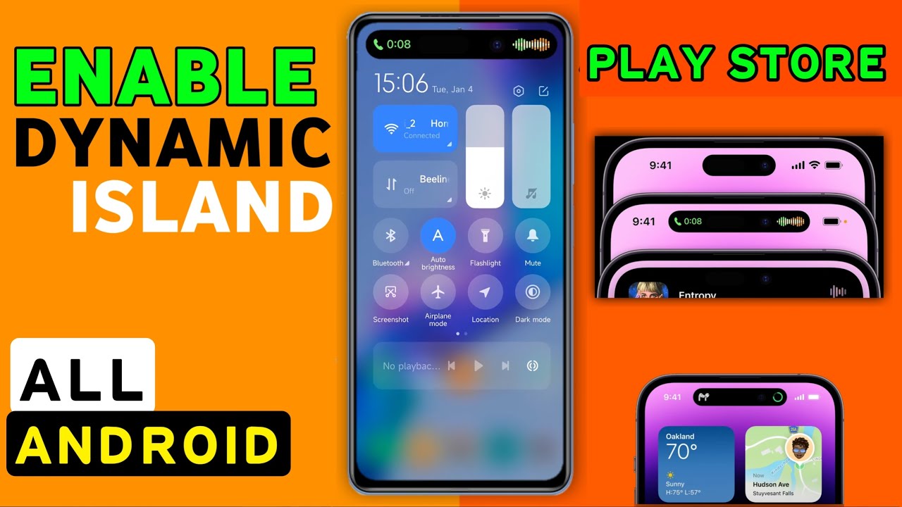 Enable iPhone 14 Pro Dynamic Island in M2/Pro,A51,M51,X3/Pro,Reno 6 5G ...