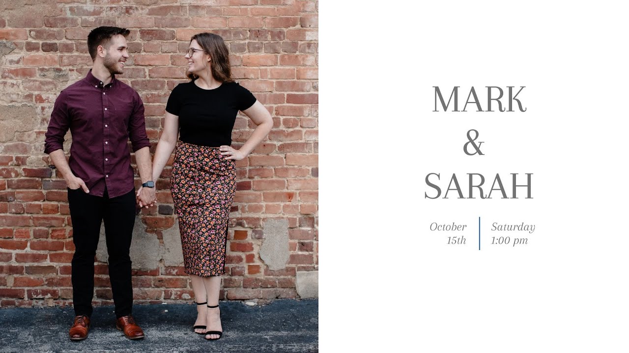 10/15/22 - Mark & Sarah Wedding (Ceremony) - YouTube