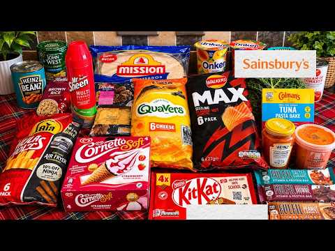 Sainsbury's Scotland | UK Family grocery haul | 23rd of May :)