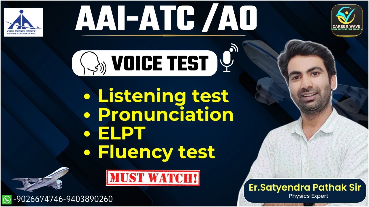 AAI ATC | VOICE TEST | START DOING THESE NOW OR YOU MAY REGRET LATER ...