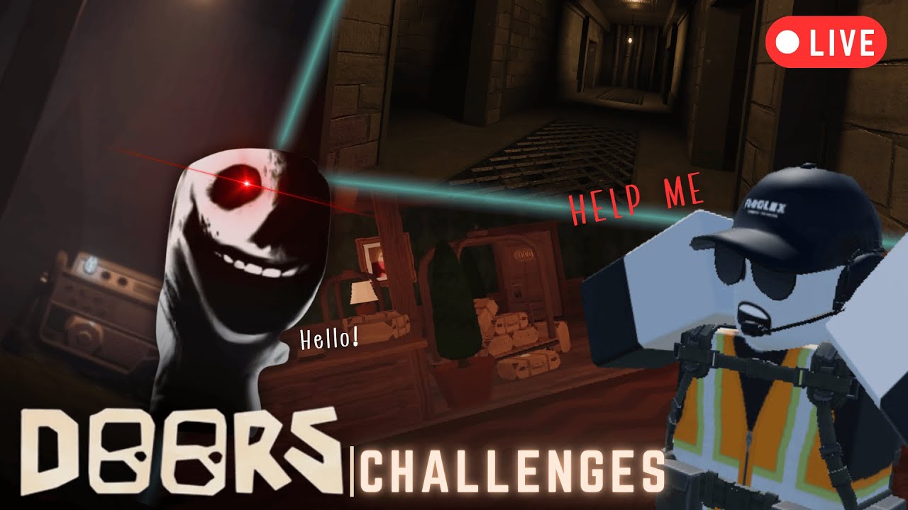 Doors CHALLENGES! เล่นตั้งแต่ BackDoor ถึง Floor 2 - YouTube