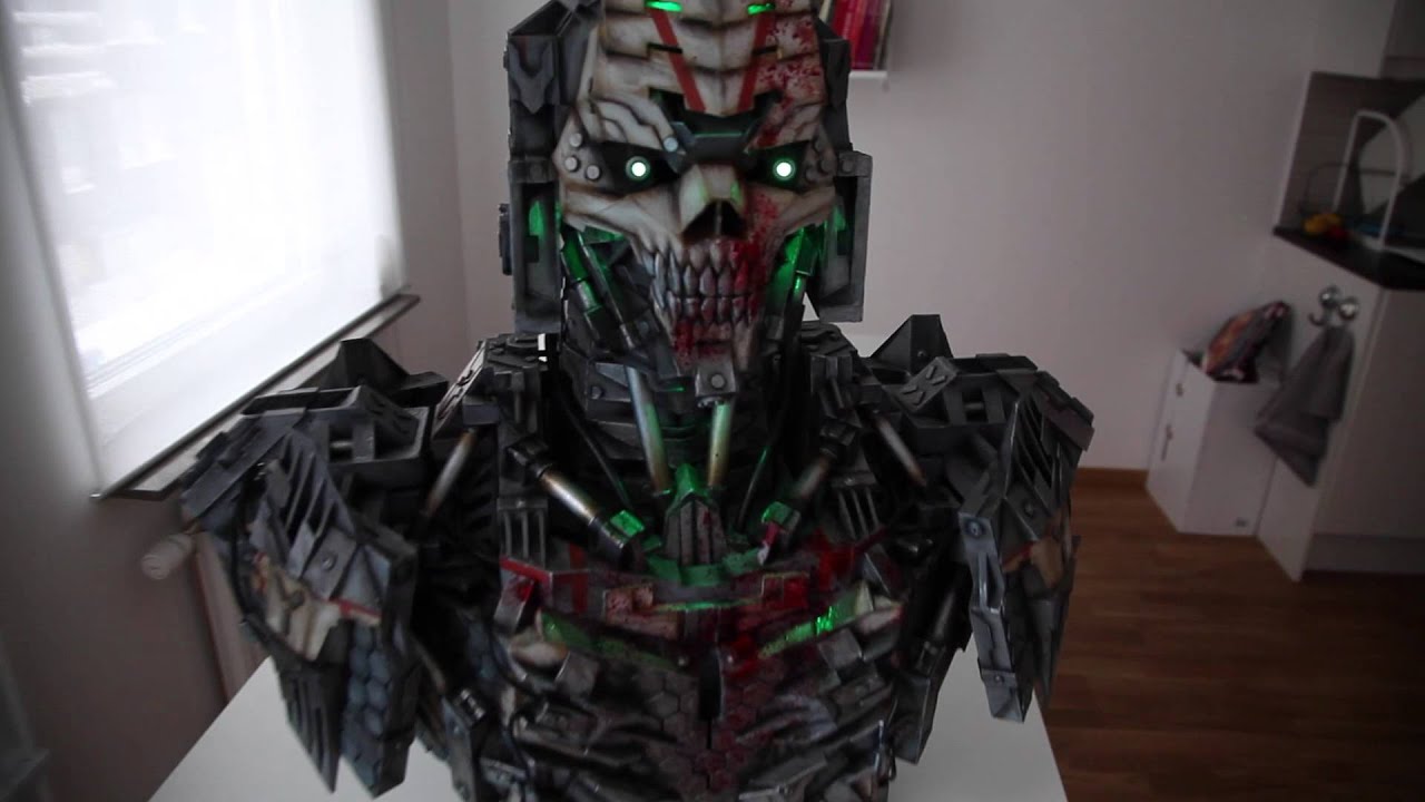 Mech Demon Bust - YouTube