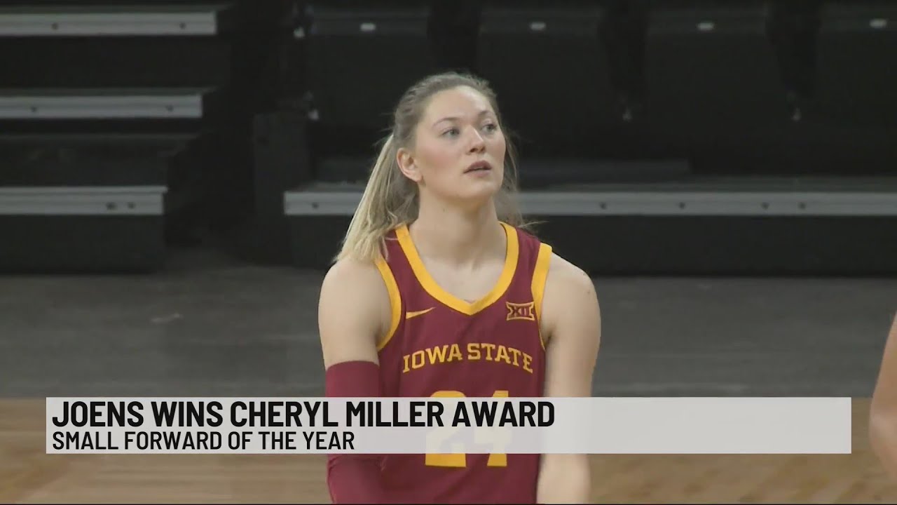 Iowa State's Ashley Joens Wins Award for Nation's Best Small Forward ...