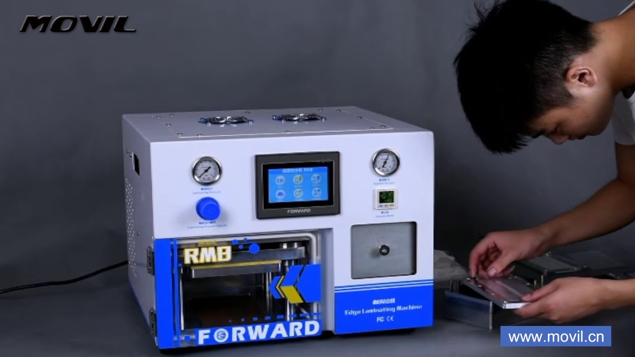 "Edge Laminating Machine" Fábrica de herramientas para celulares - YouTube