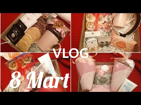 #VLOG10 #8MART. 8 MARTA TEZ BAWA GELEN HEDIYYELER. #DIY