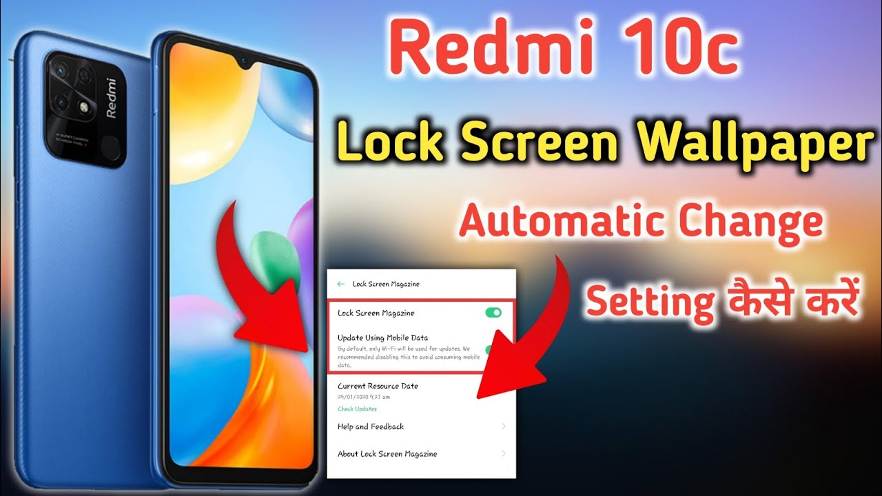 Redmi 10c Lock Screen Wallpaper Automatic Change, Lockscreen Wallpaper ...