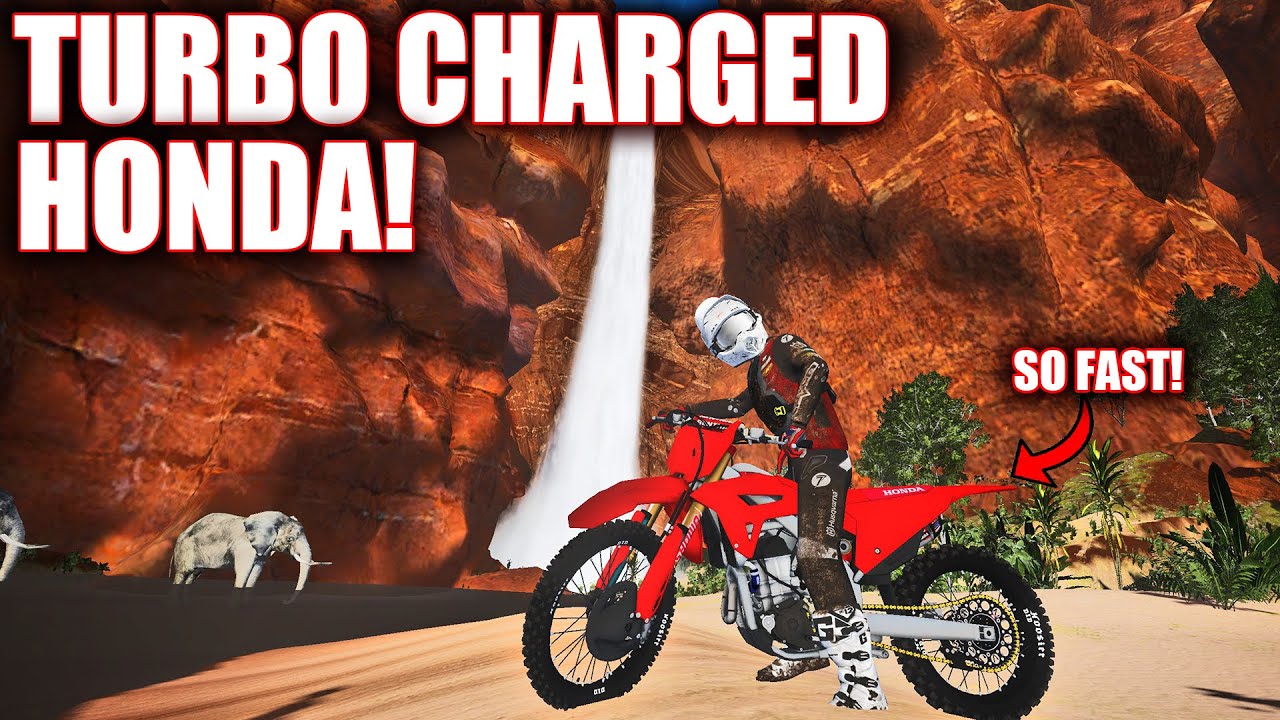 RIDING THE FIRST EVER TURBO CHARGED DIRTBIKE!? (MX BIKES) - YouTube