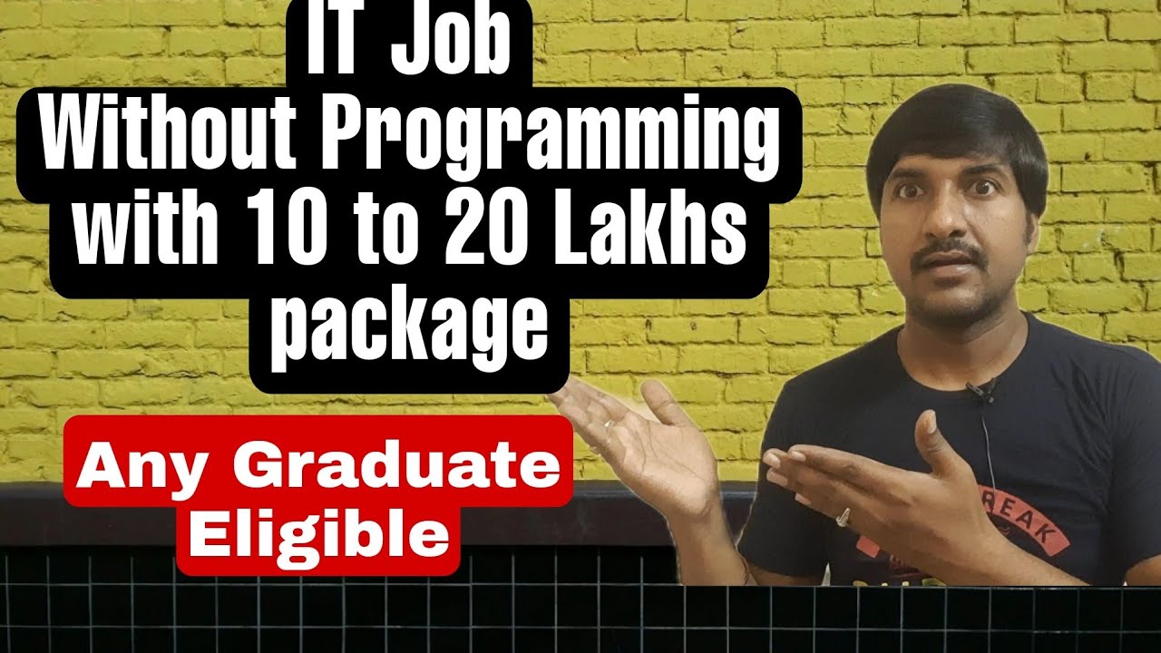 It Jobs Without Programming With High Package IT Jobs Without Coding It Jobs Without Programming With High Package IT Jobs Without Coding