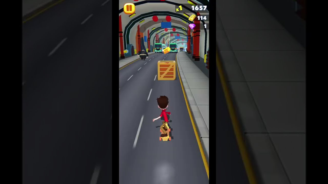 Smashing Simba Skaterboard Rush Game Android iOS Gameplay - YouTube