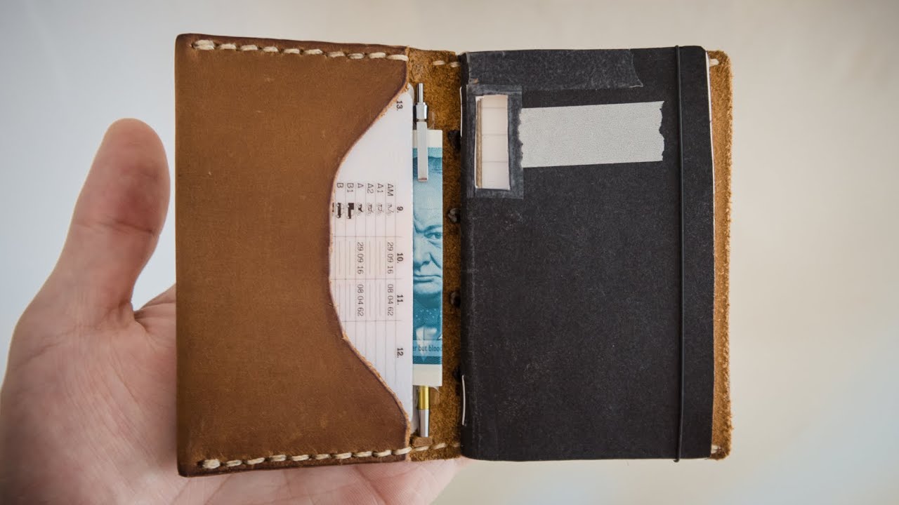 My Notebook Wallet with pen - YouTube