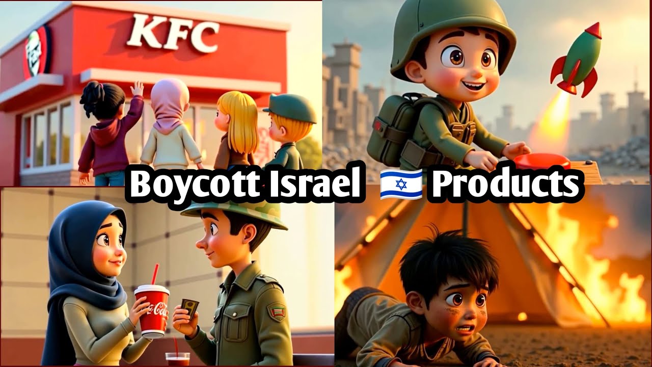 Boycott Israel Products | KFC and Palestine | 3D cartoon Animation ...