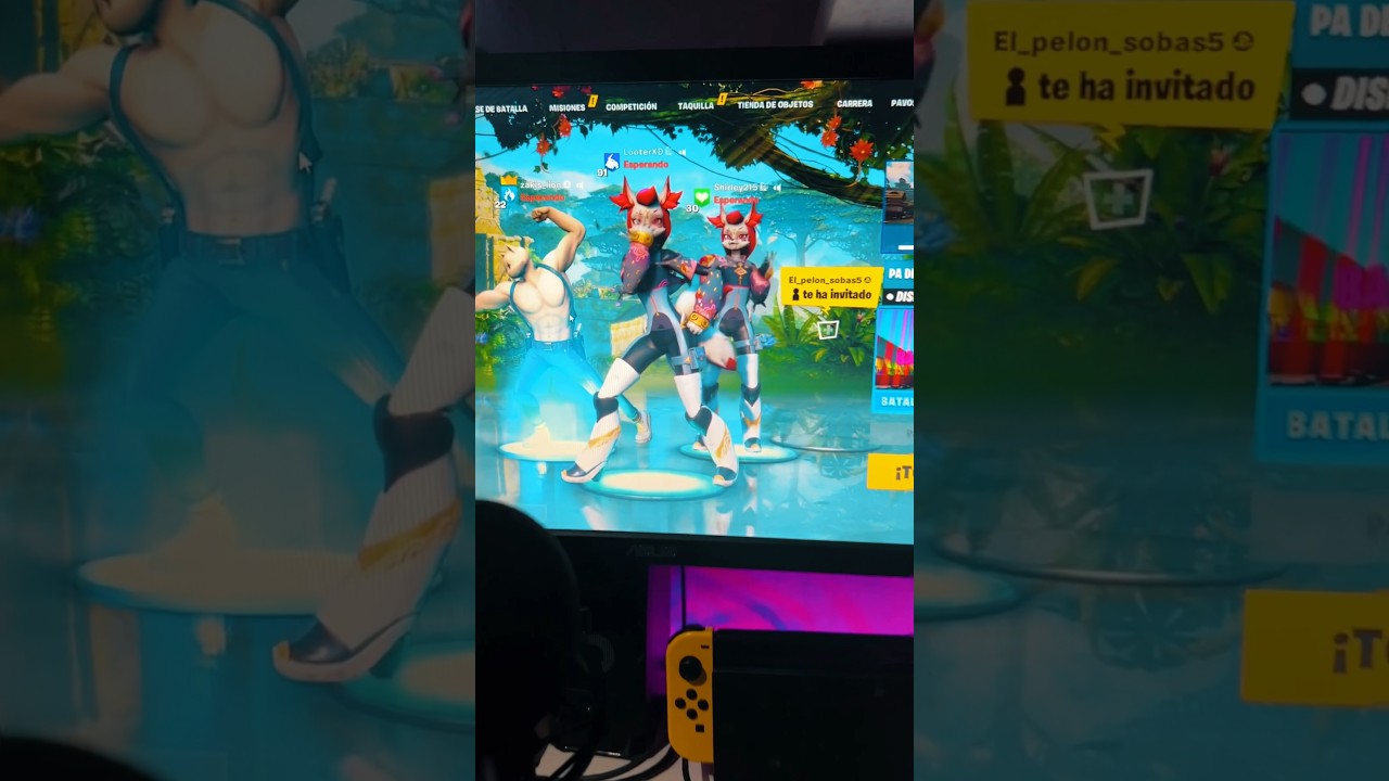 Con el trío más furro de todo fortnite | kimiko cinco colas | skin ...