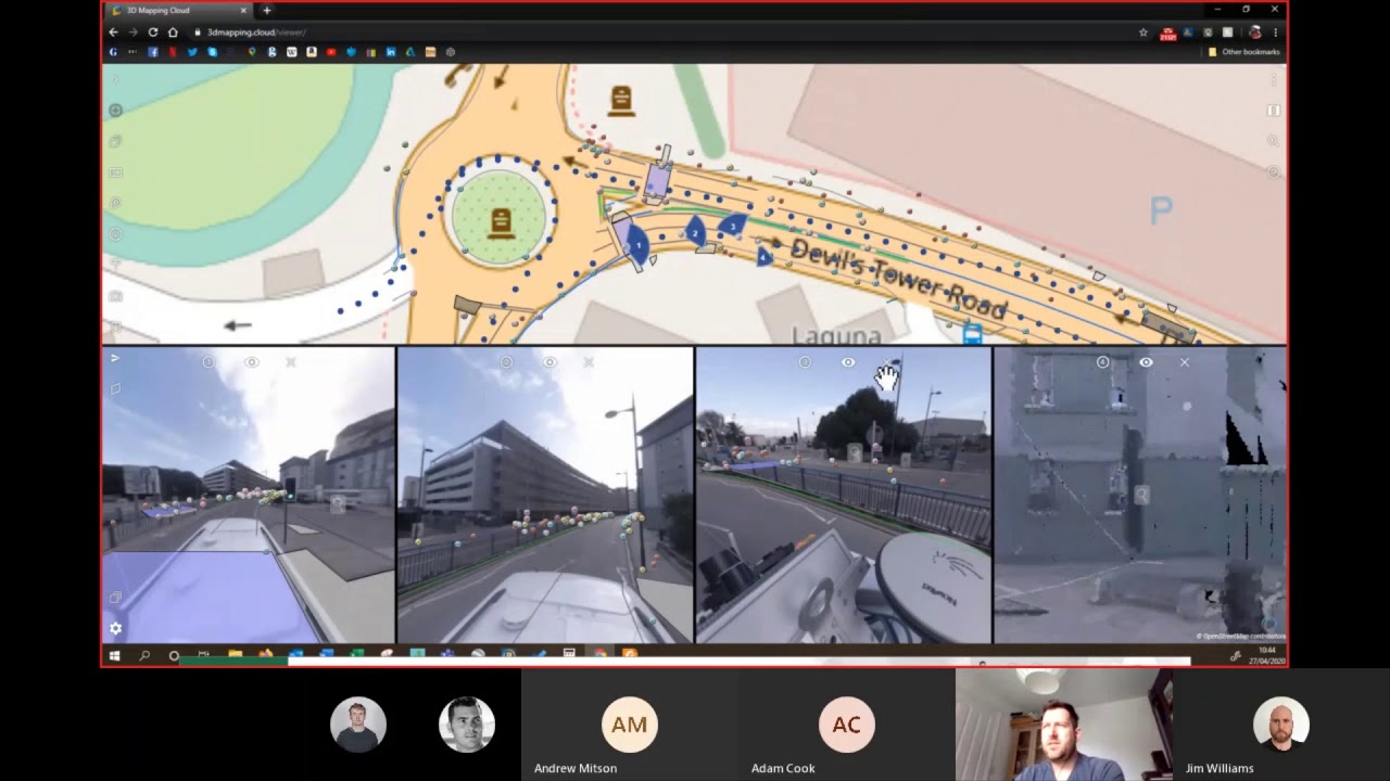 Orbit 3D Mapping Cloud With Mobile Mapping Data - YouTube