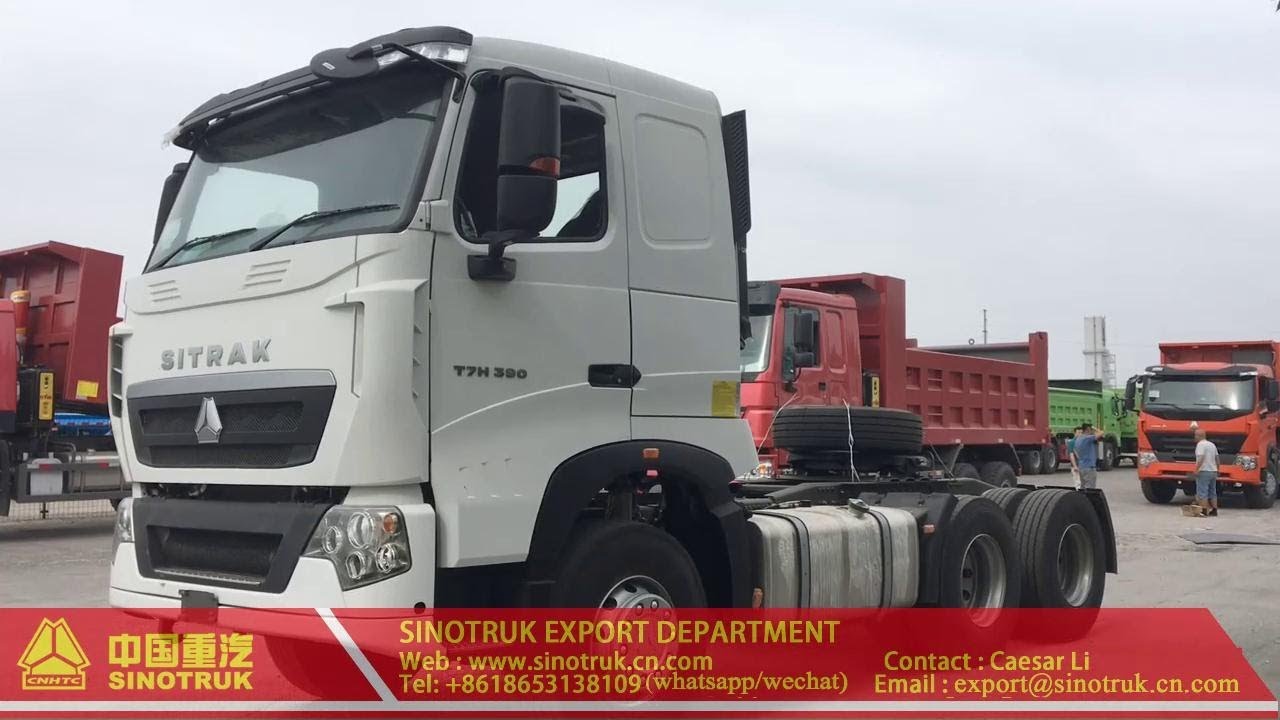 HOWO T7H truck,SINOTRUK T7H ,SITRAK T7H tractor for sale - YouTube