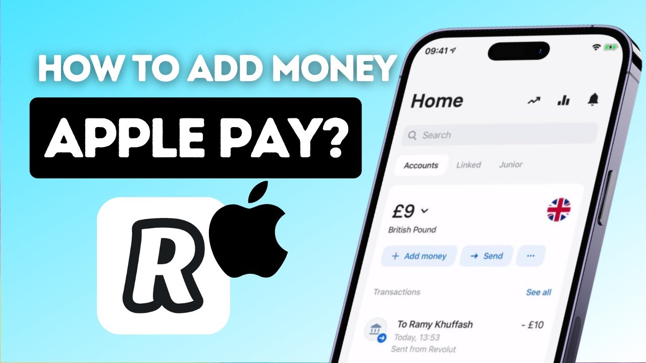 How to add money to account using Apple Pay in Revolut? - YouTube
