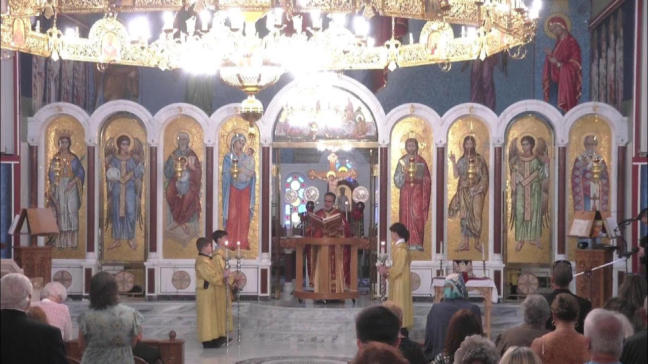 September 15th, 2024 0845 Orthros 10 am Divine Liturgy Sunday after Elevation of the Cross - YouTube