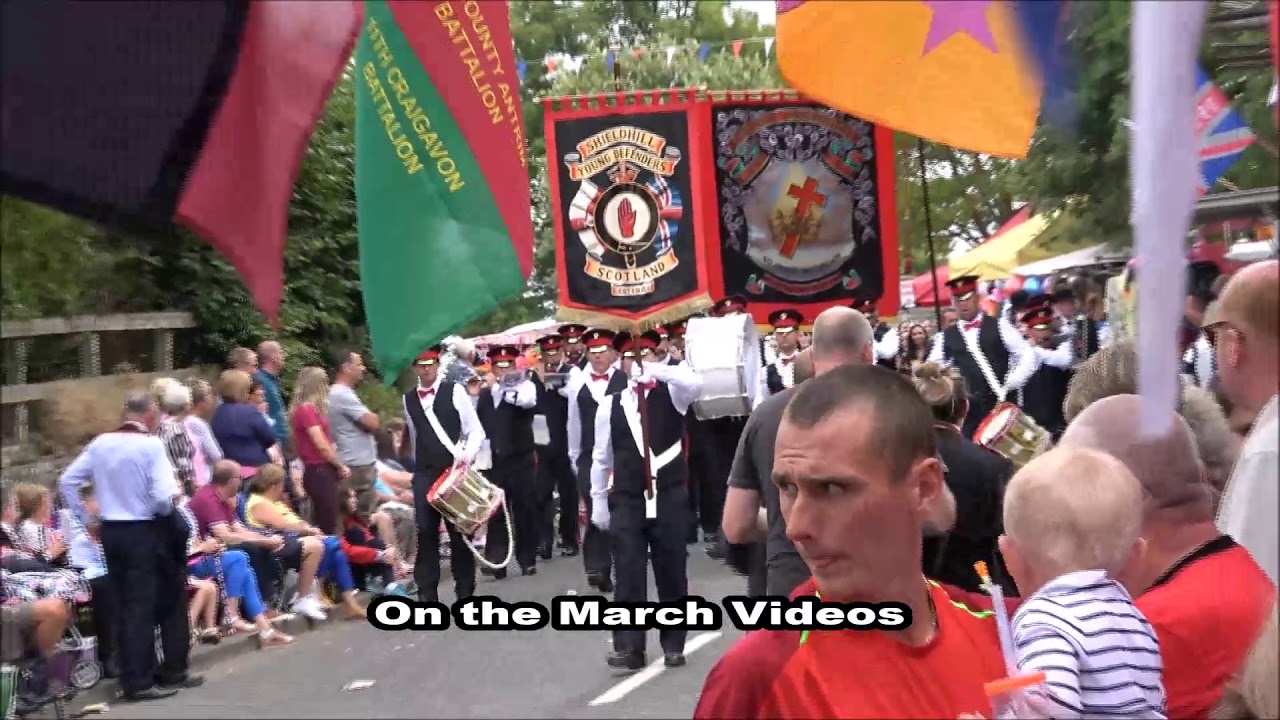 Scarva 2018 return parade - YouTube