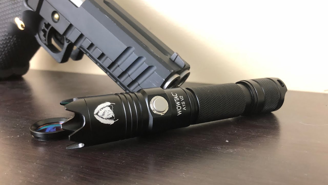 Wowtac A1S V2 BSS "Black Scout Survival" LED EDC Flashlight - YouTube