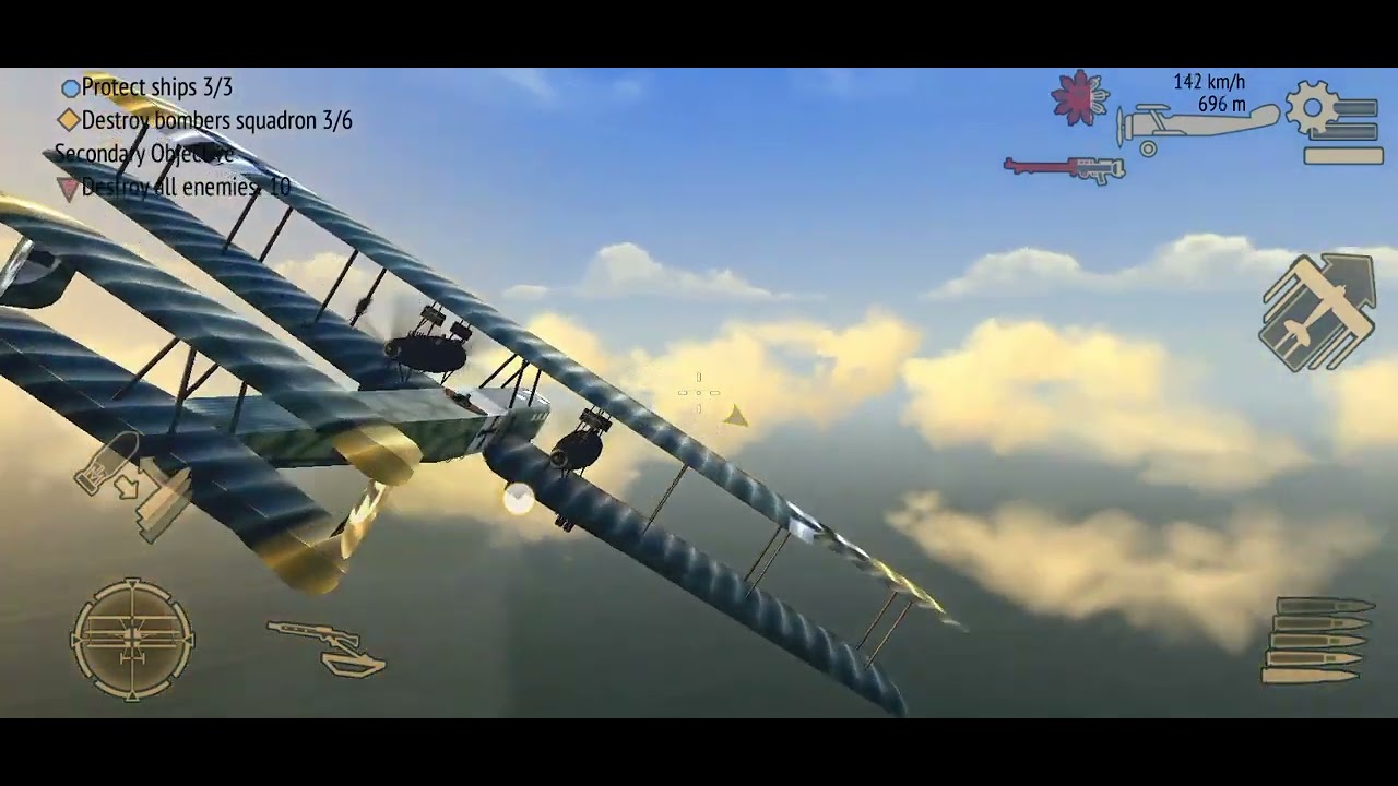 warplanes WW1 sky aces zeppelin staaken R-4 gameplay - YouTube