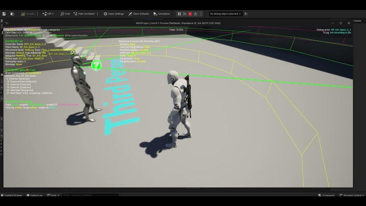 Unreal Engine AI Perception Hearing Make Noise - YouTube