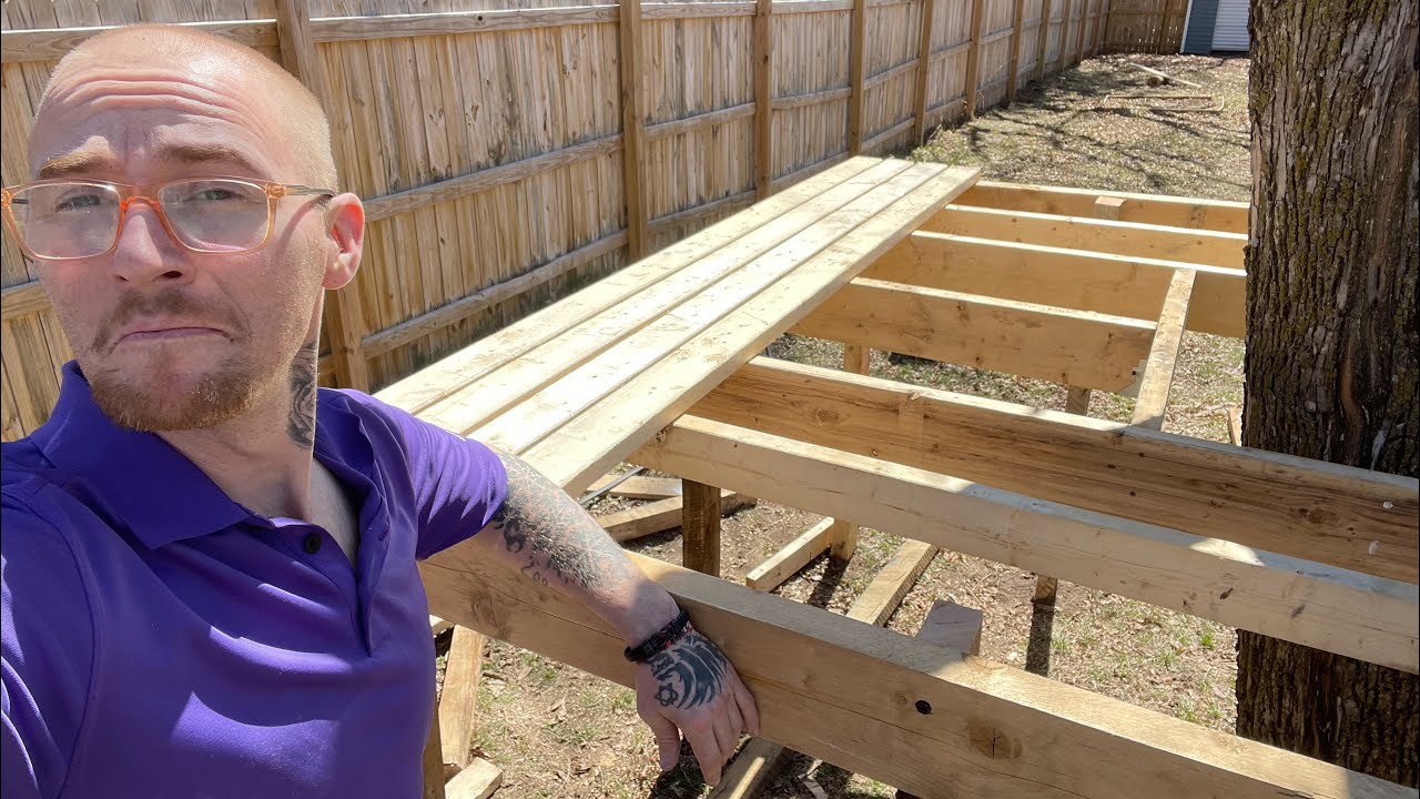 Building a zip line platform out of free pallets! We are practically ...