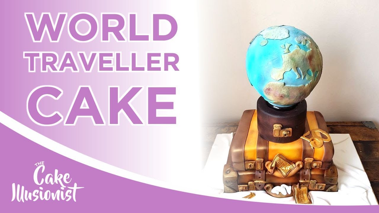 World Traveller Cake | The Cake Illusionist - YouTube