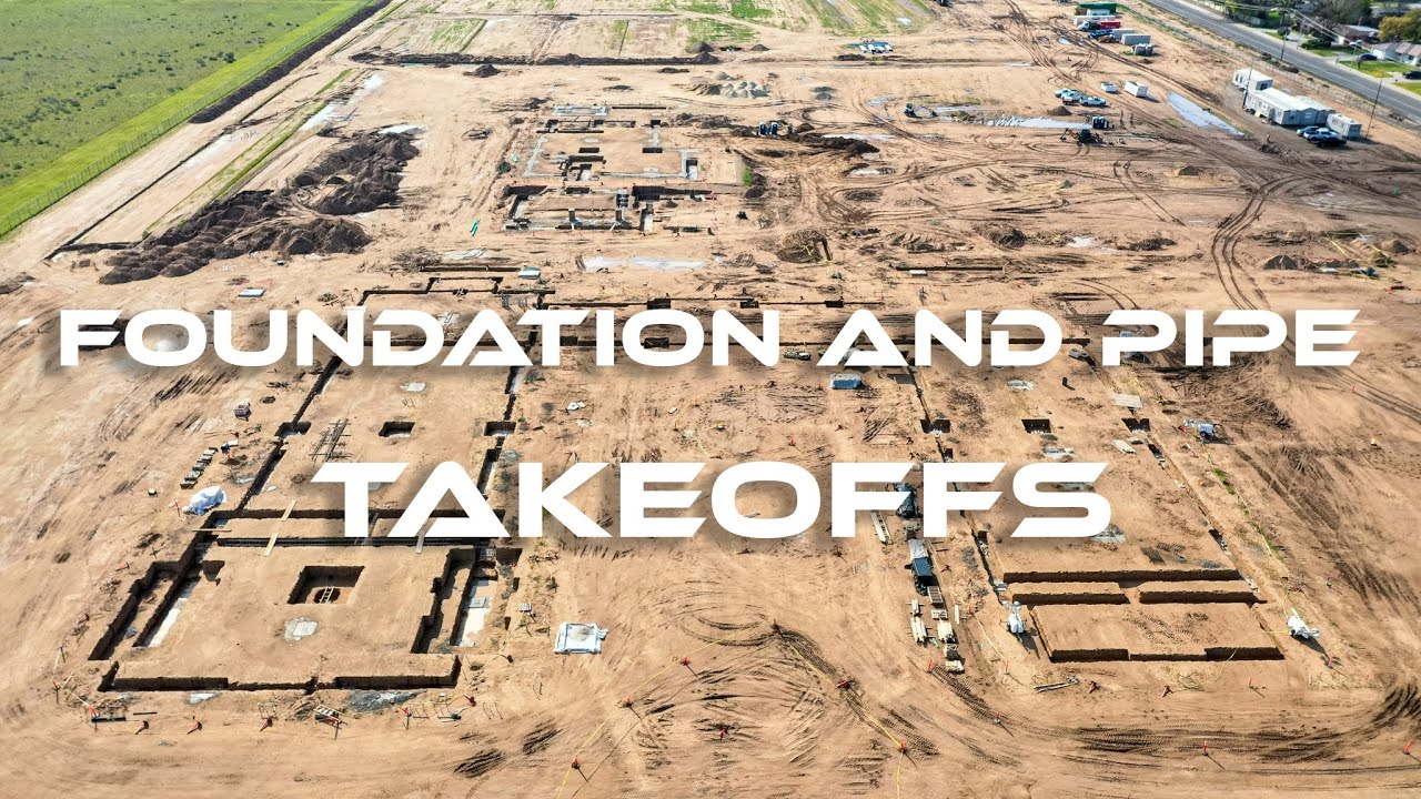 Foundation and Pipe Takeoffs - YouTube