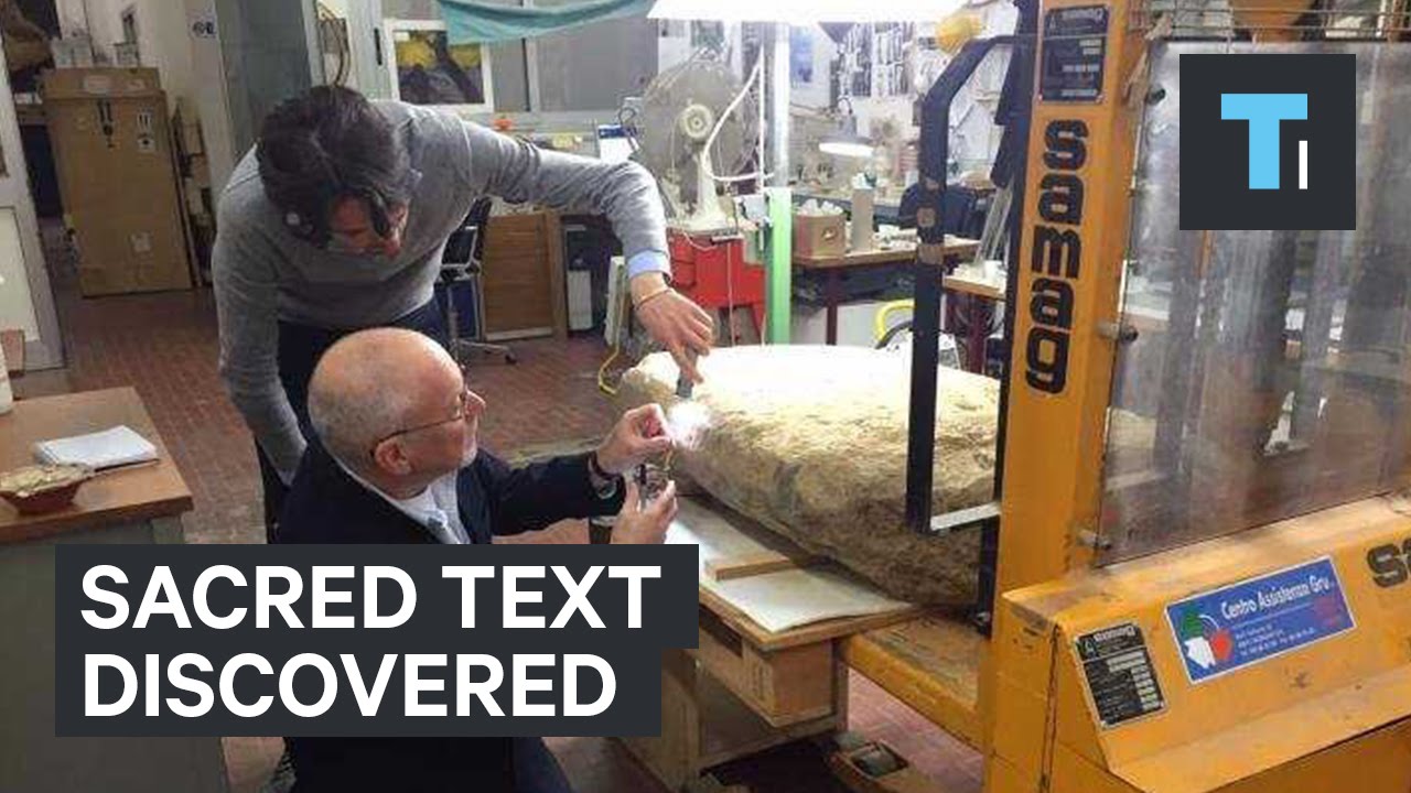 Sacred text discovered - YouTube