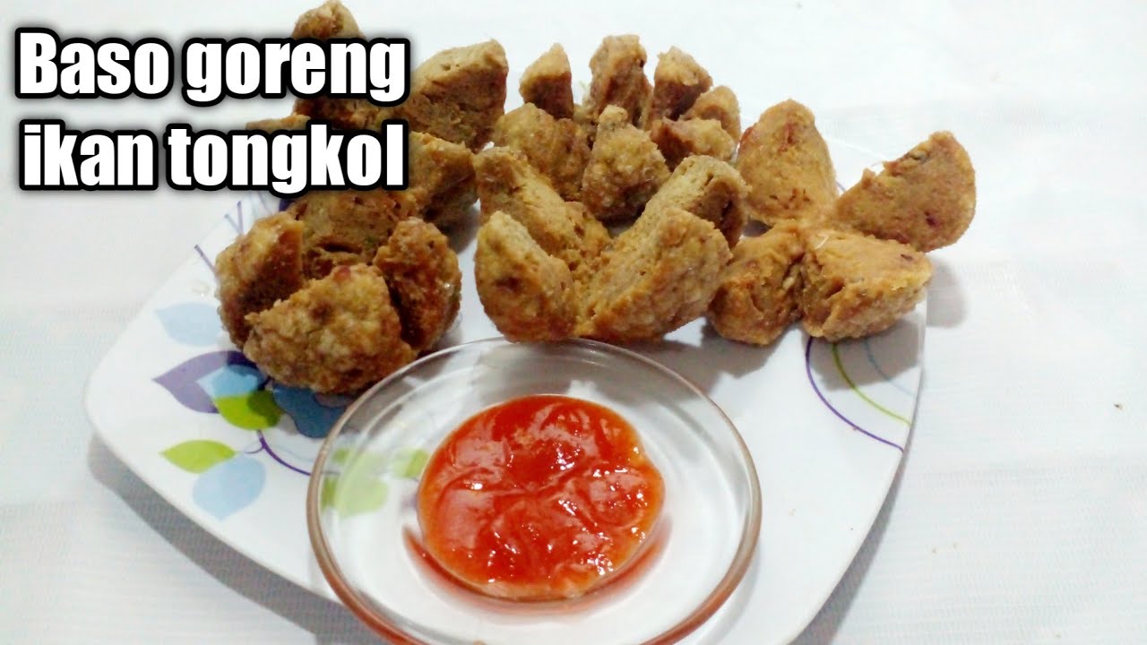 CARA BIKIN BASO GORENG IKAN TONGKOL II BASRENG - YouTube