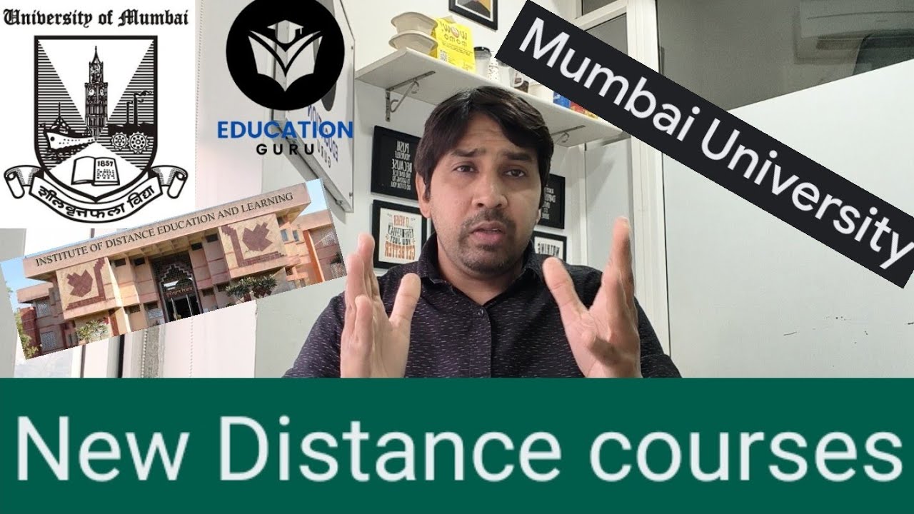 MUMBAI UNIVERSITY DISTANCE COURSES LIST! UNIVERSITY OF MUMBAI DISTANCE ...